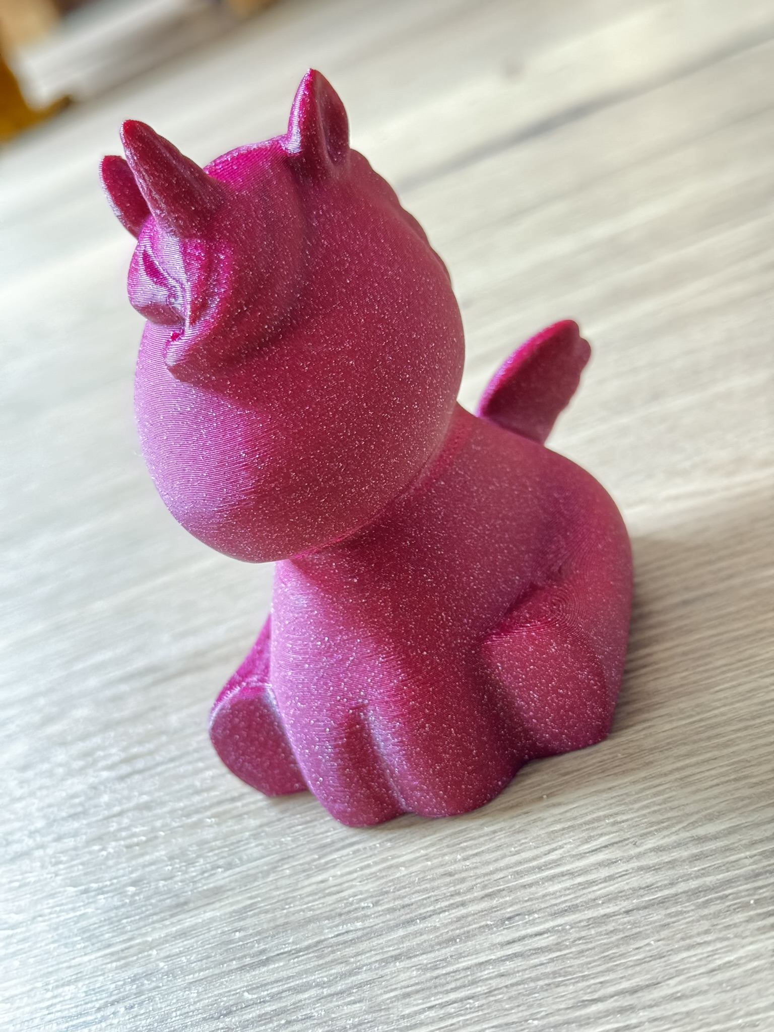 Sitting Unicorn Flat Base By Særaphin Download Free Stl Model
