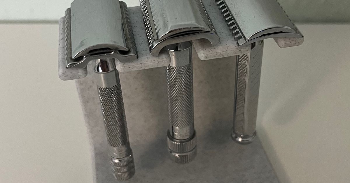 Safety Razor Holder by Hendrik | Download free STL model | Printables.com