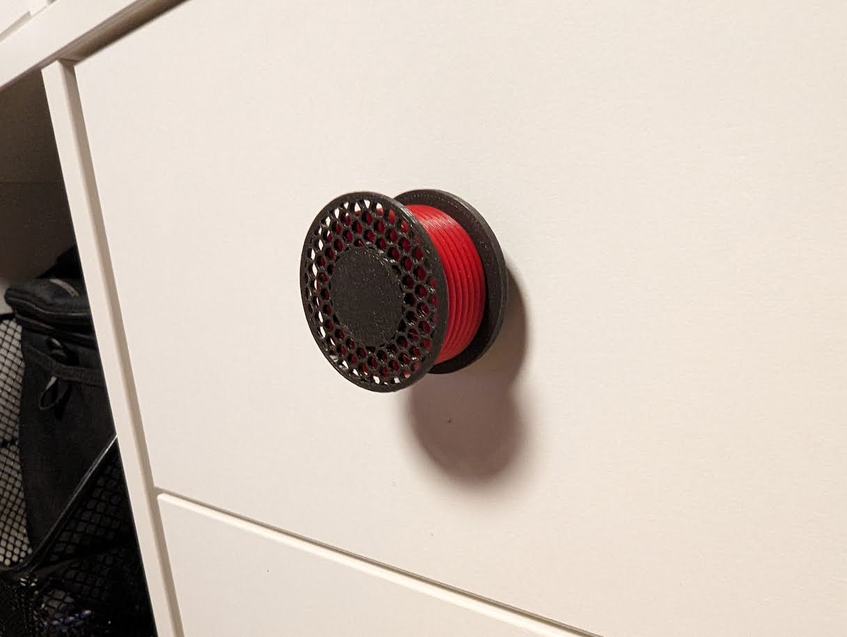 kallax prusament filament spool knob by Felix Mohr | Download free STL ...
