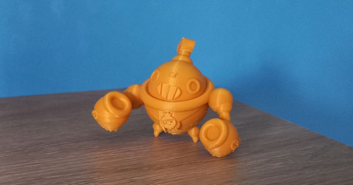 FIGURINE PERSONNAGE TICK (BRAWL STAR) by L'imprimerie3D | Download free ...