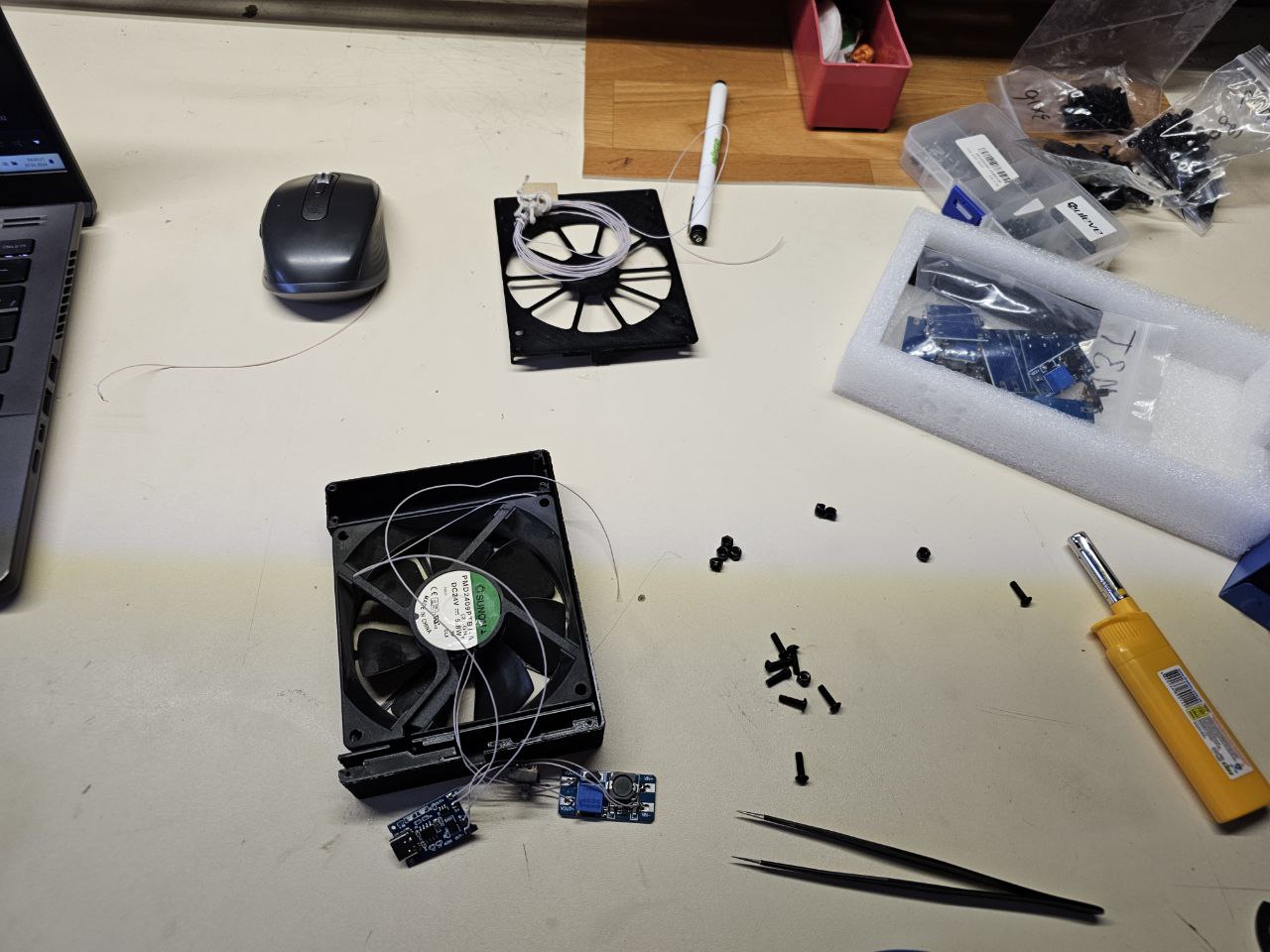 Battery powered 92mm PC Cooler by Dr. Failov | Download free STL model ...