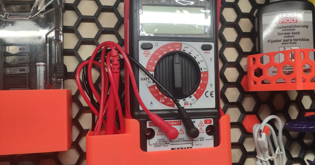 HSW Multimeter holder by swablab e.V. | Download free STL model ...