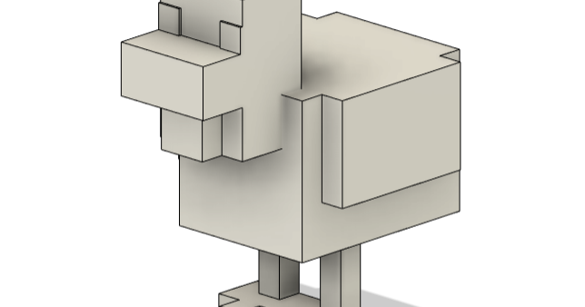 Minecraft's chicken by Mali Itsuki | Download free STL model ...