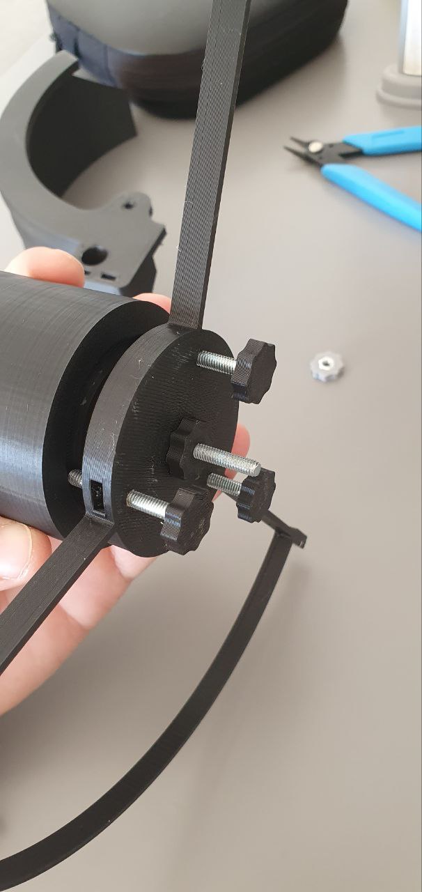 Secondary mirror holder with hex head screws by Falci | Download free ...