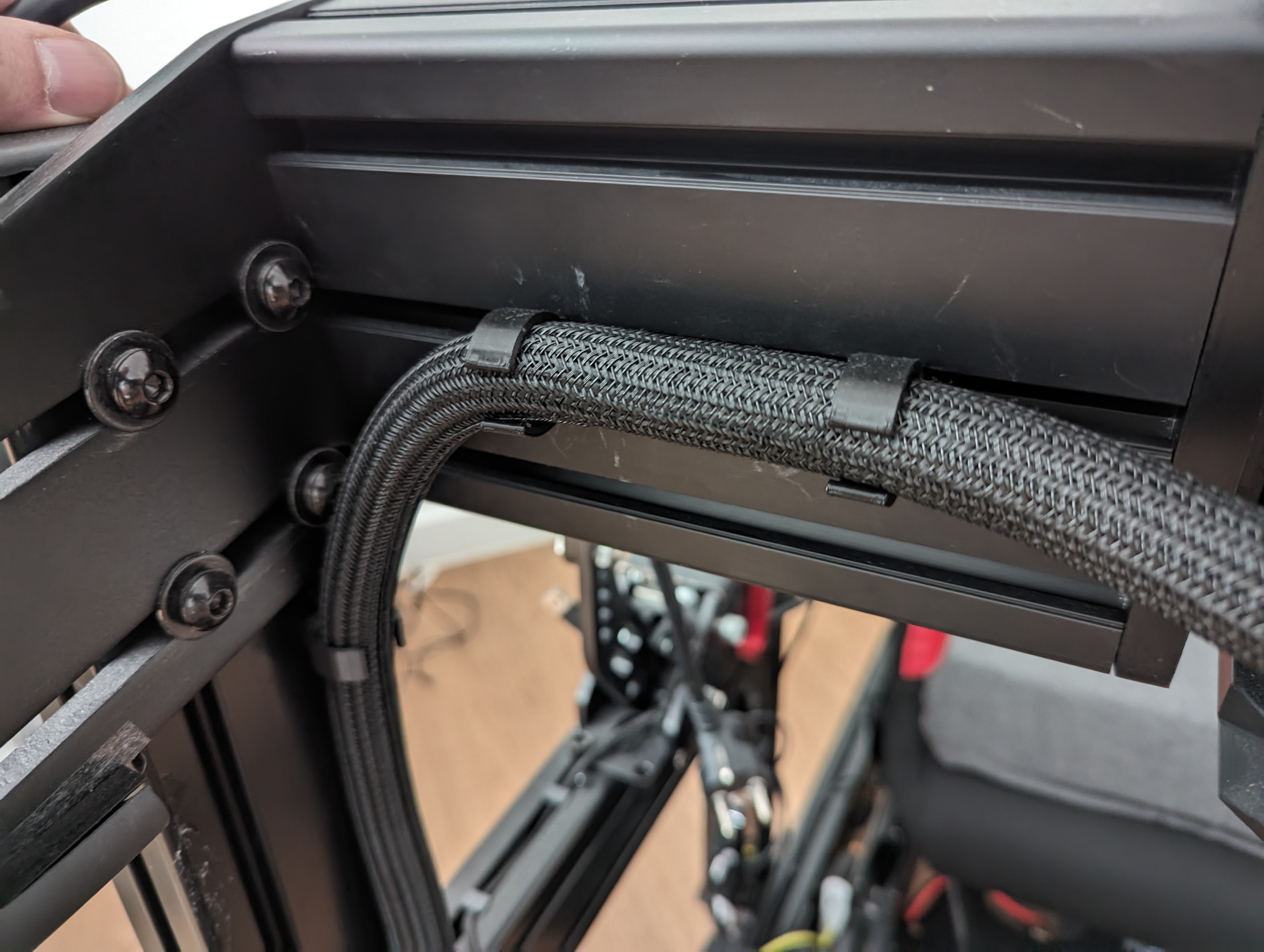 SimRig 4080 2cm radius cable clip by YYGadget | Download free STL model ...