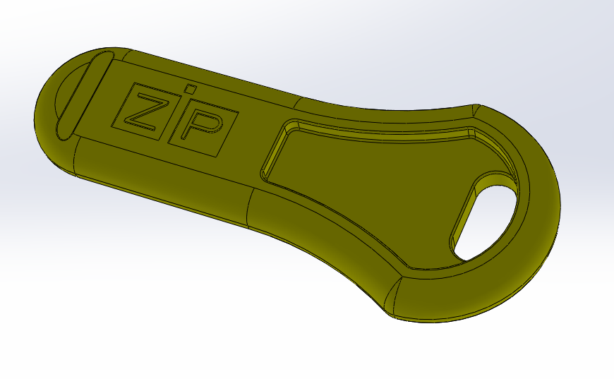 ZIP key with PCF , coffee key by Pixoedge | Download free STL model ...