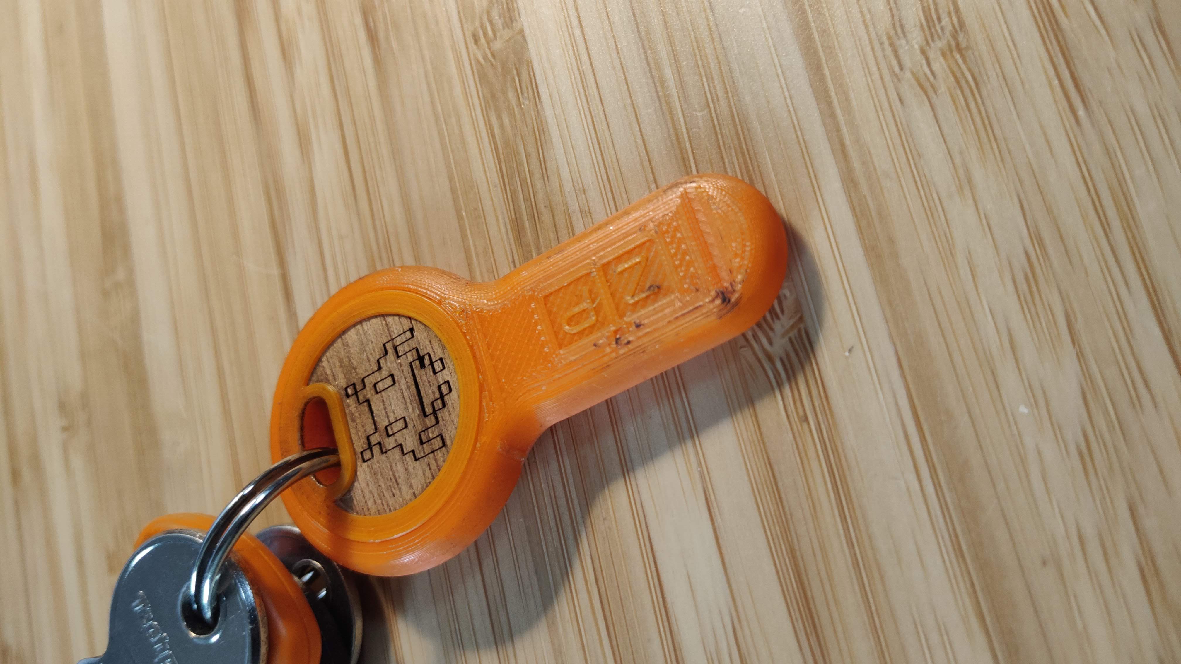 ZIP key with PCF , coffee key by Pixoedge | Download free STL model ...