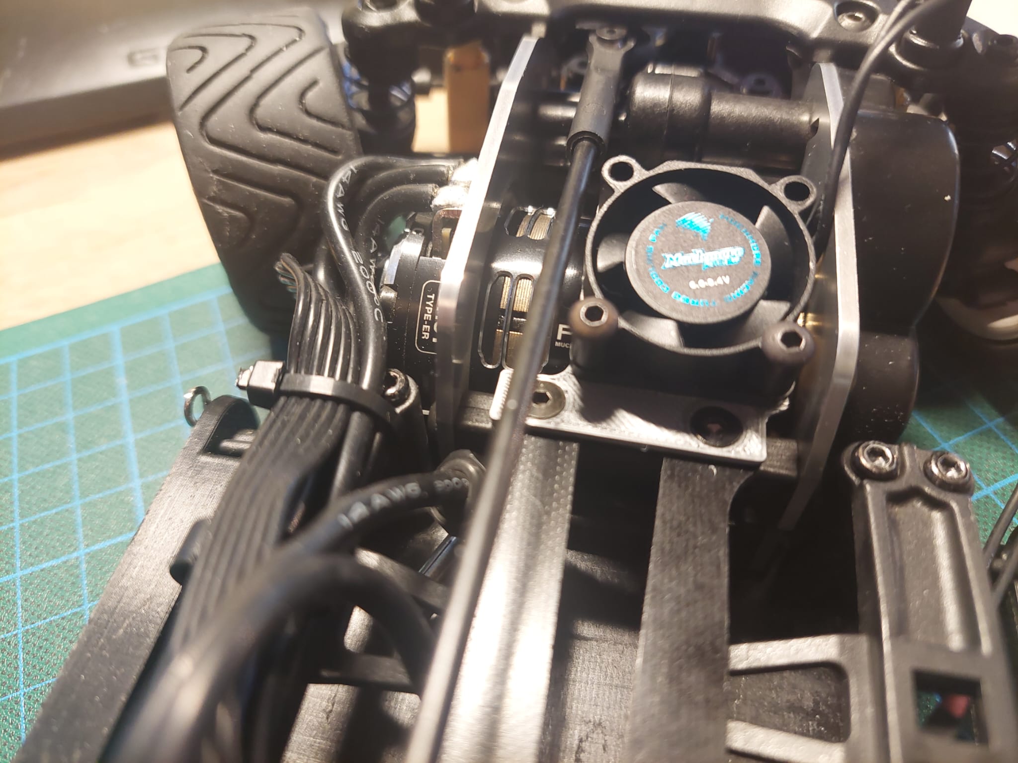 Gambado Fan Mount (For ABC hobby with GFRP or CFRP chassis) by Flix ...
