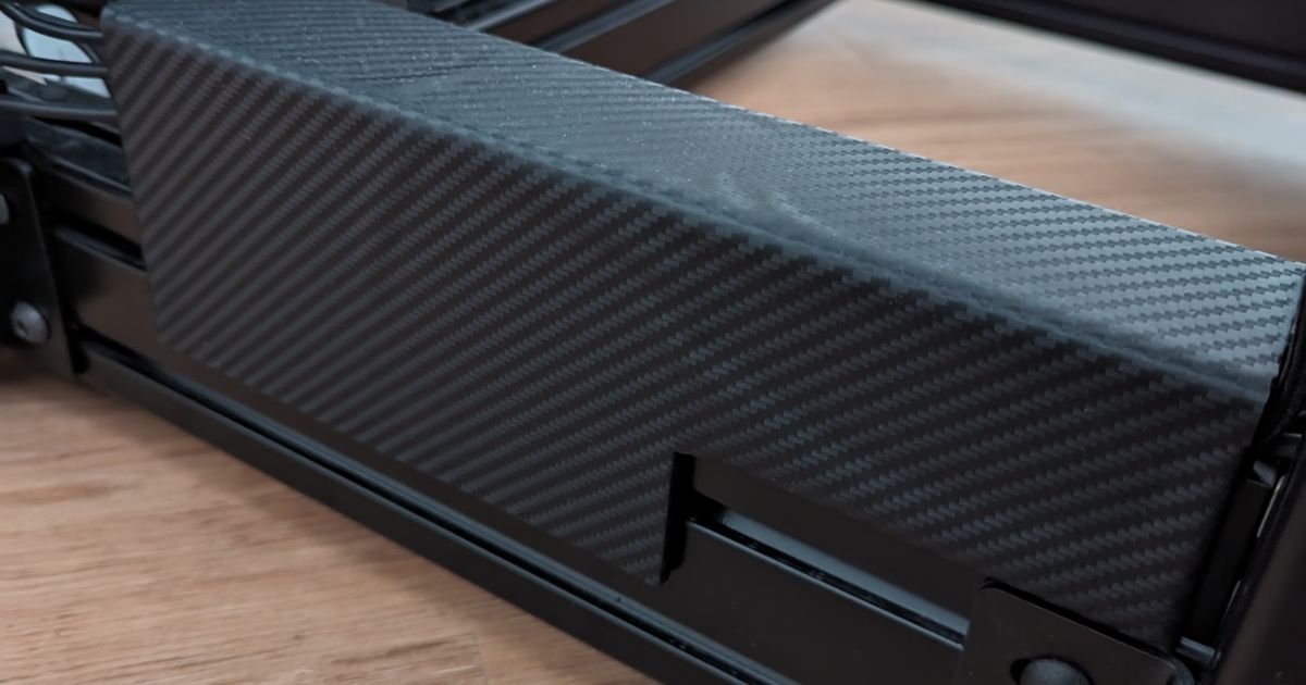 Cable shroud for SimRacing rig by YYGadget | Download free STL model ...