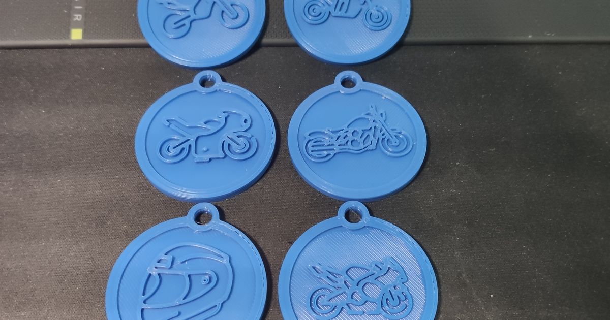 Cruise in Style: Motorcycle-Inspired Keychains Collection by lucares ...