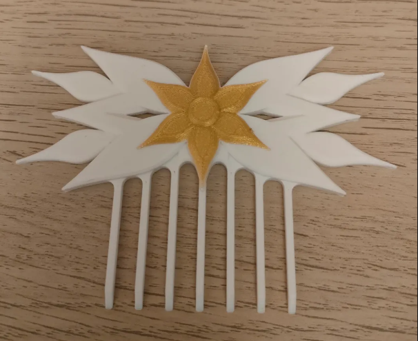 Hairpin flower- two colors by DGA | Download free STL model ...