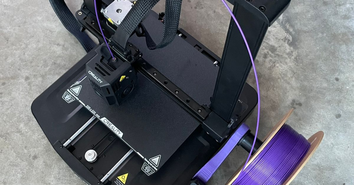 Ender 3 v3 KE Filament Spool Side Mount (Toolless) by WMVos | Download ... Ender 3 v3 KE Filament Spool Side Mount (Toolless) by WMVos | Download ...