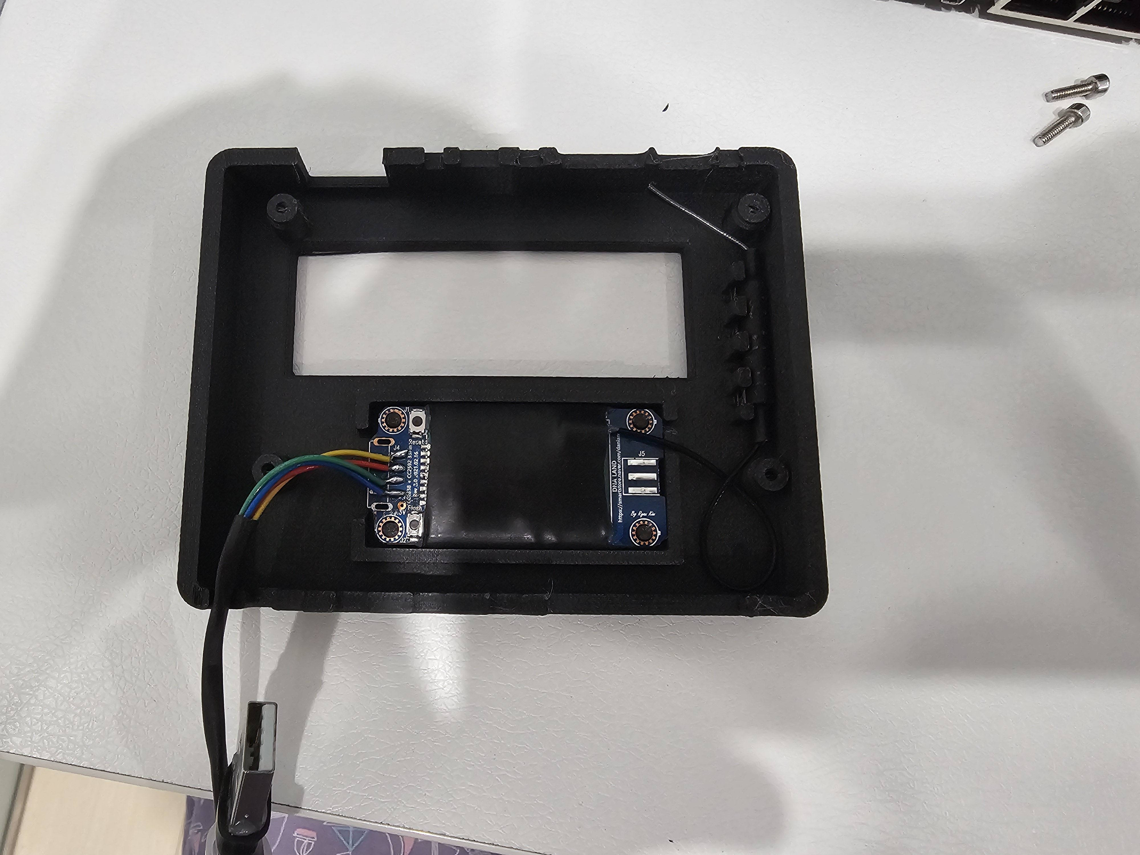 orangepi 5 plus case with zigbee coordinater, NVME , SSD1306 by Frogree ...