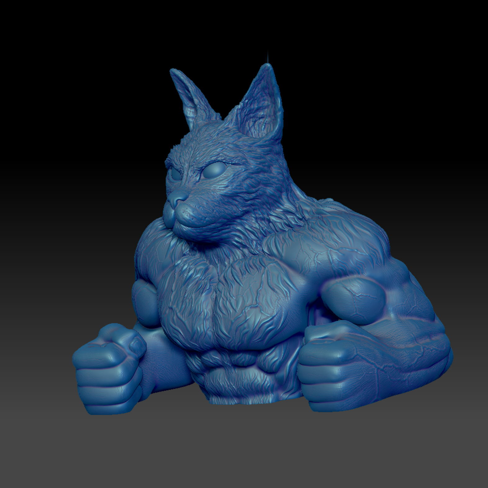 Cat - Coon- Dozer-Bust- Fantasy Cat by Qu3D 3D-Design Art | Printables ...