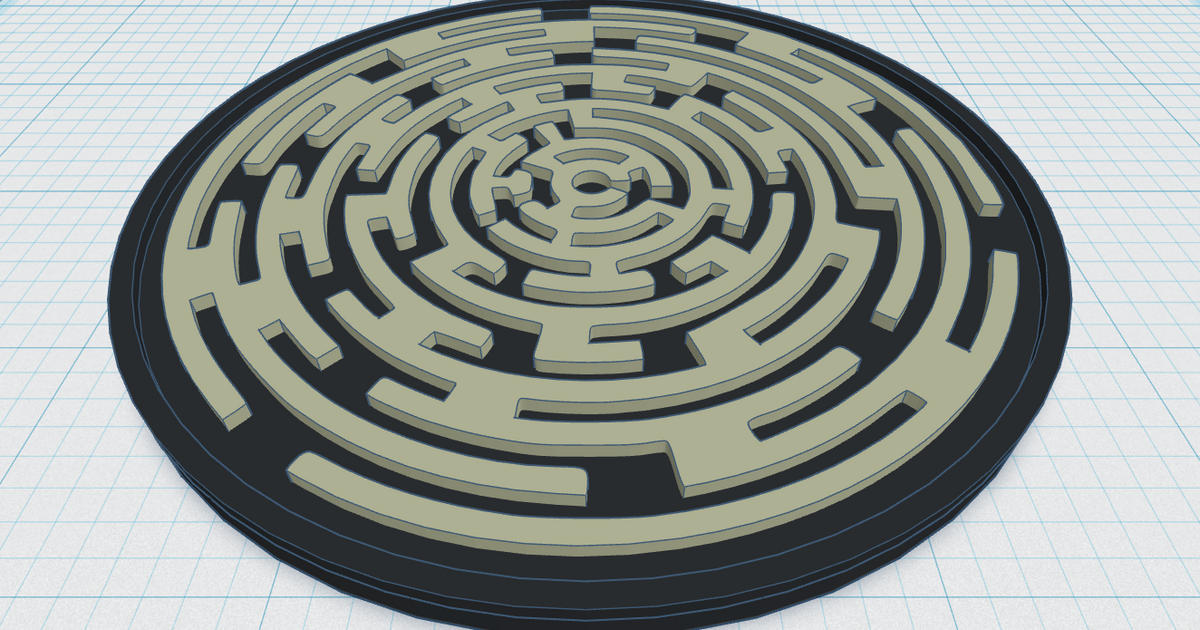 Maze Coaster 3 by Peter Ennist | Download free STL model | Printables.com
