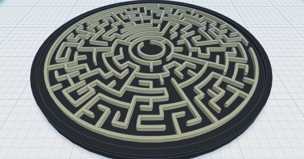 Maze Coaster 5 by Peter Ennist | Download free STL model | Printables.com