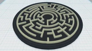 Maze Coaster by wafflecart | Download free STL model | Printables.com