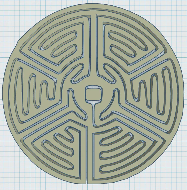 Maze Coaster 21 by Peter Ennist | Download free STL model | Printables.com