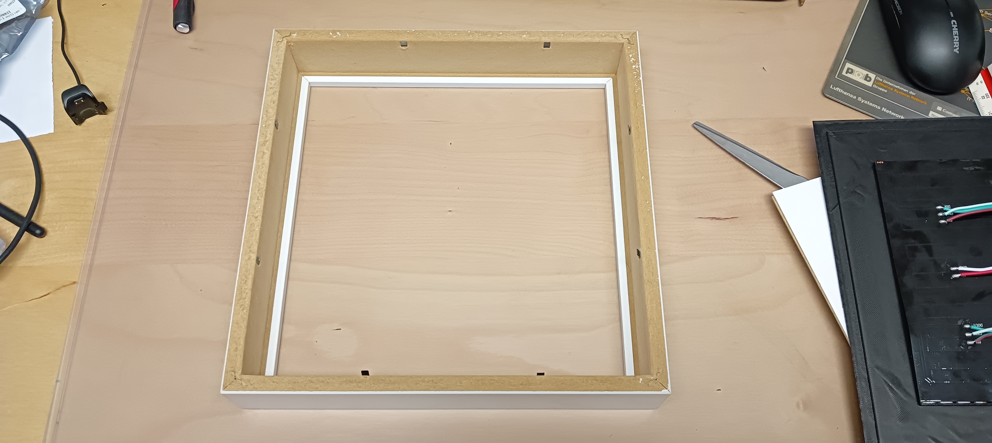 WS2812B 16x16 in Ikea Ribba by Starwhooper | Download free STL model ...