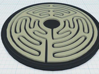 Maze Coaster 23 by Peter Ennist | Download free STL model | Printables.com