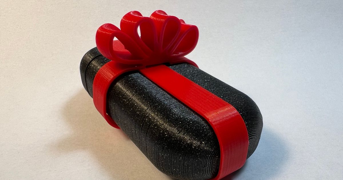 Giftbox with ribbon - Easy print by Vision Forge Creations | Download ...