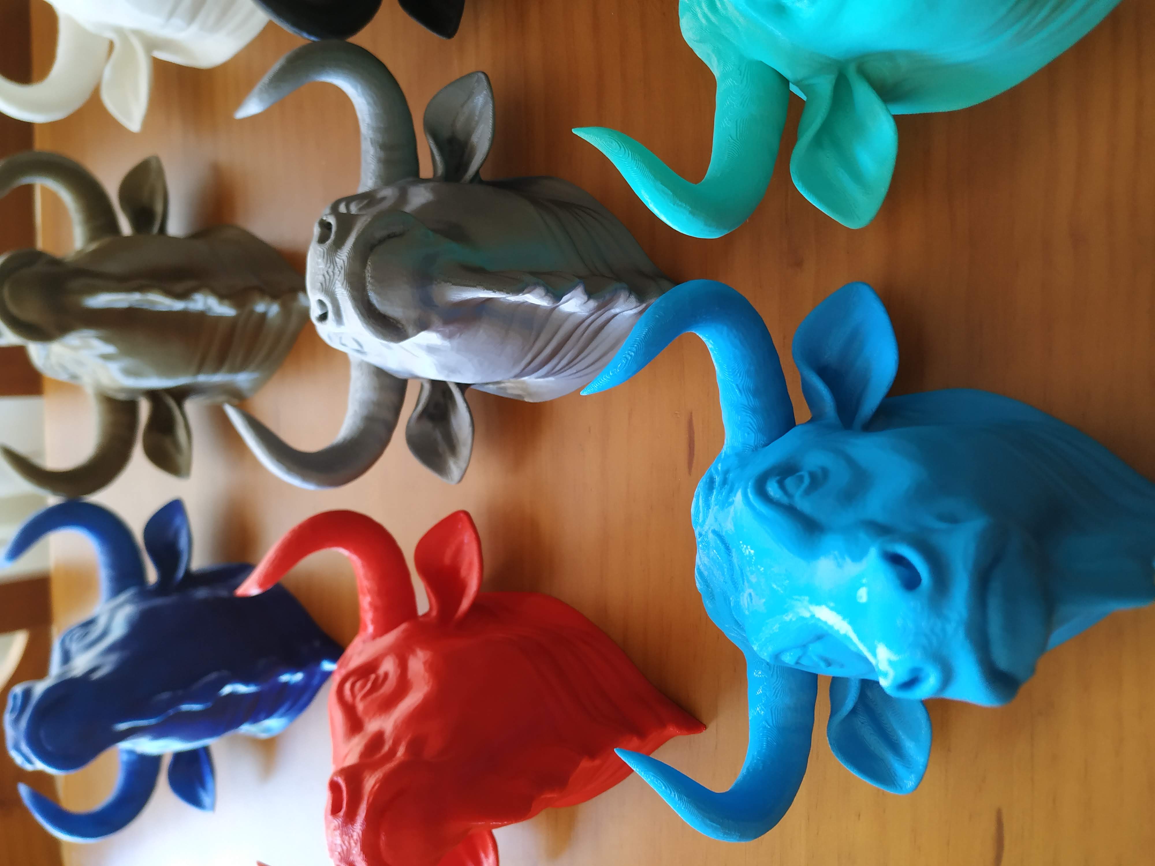 Cabezas de toros con imán by Mars3d | Download free STL model ...