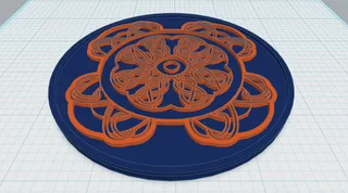 Coaster Mandala by Ikare | Download free STL model | Printables.com