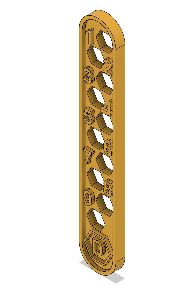 Knitting counter by Aelyn | Download free STL model | Printables.com