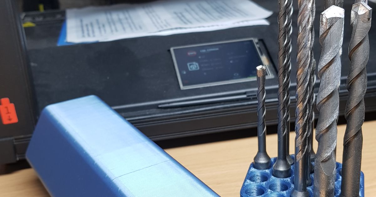 SDS-Plus Drills Case by sas | Download free STL model | Printables.com