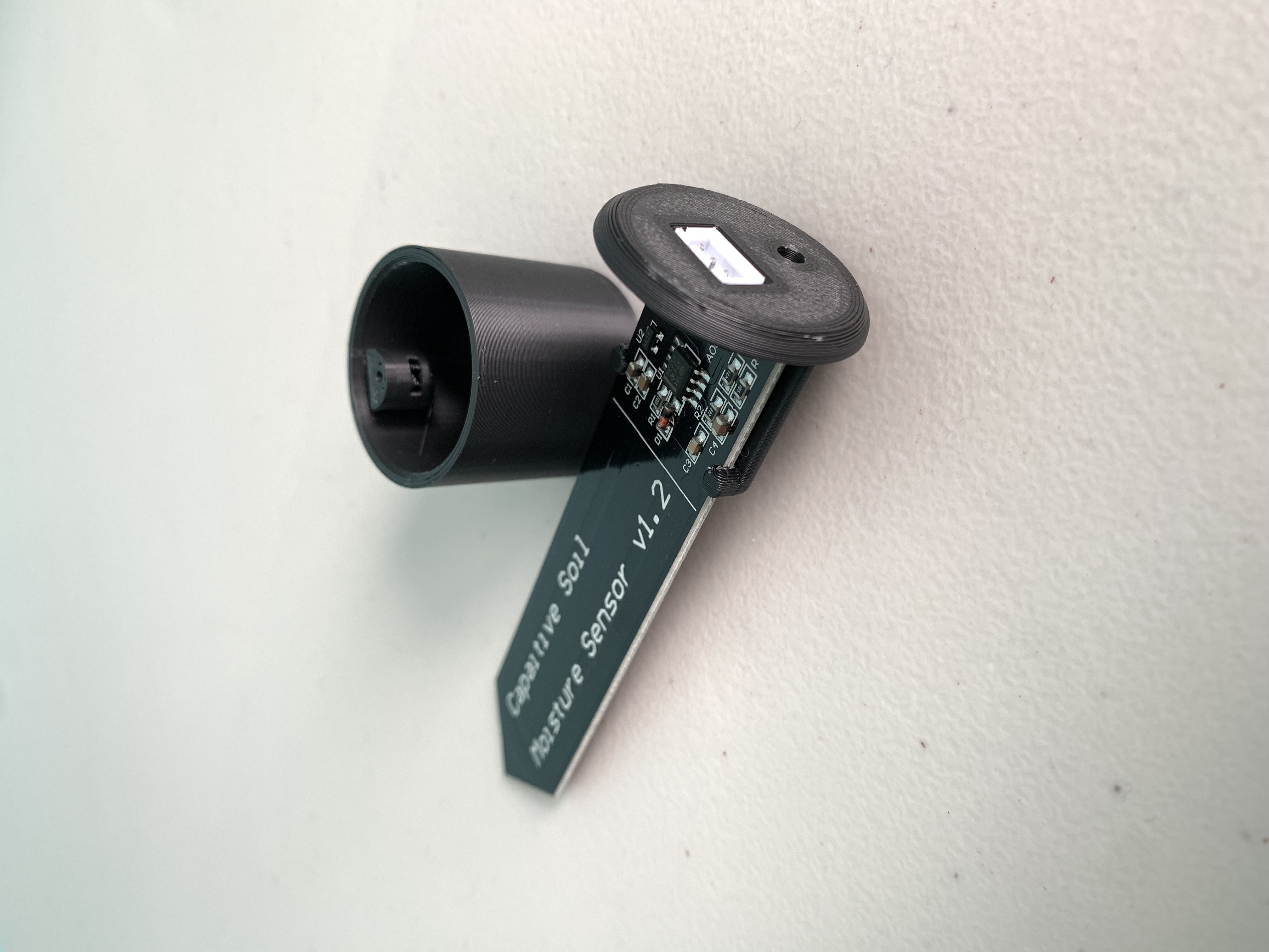 Capacitive soil moisture sensor case by Bruno Alves | Download free STL ...