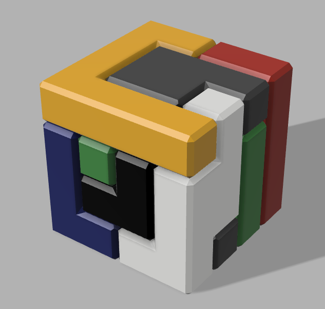 4x4 Puzzle Cube von Lukas Pratz | Kostenloses STL-Modell herunterladen | Printables.com