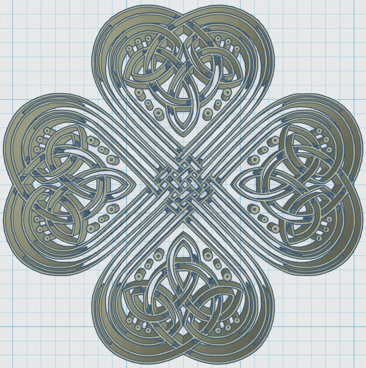 Celtic Mandala Coaster 44 by Peter Ennist | Download free STL model ...