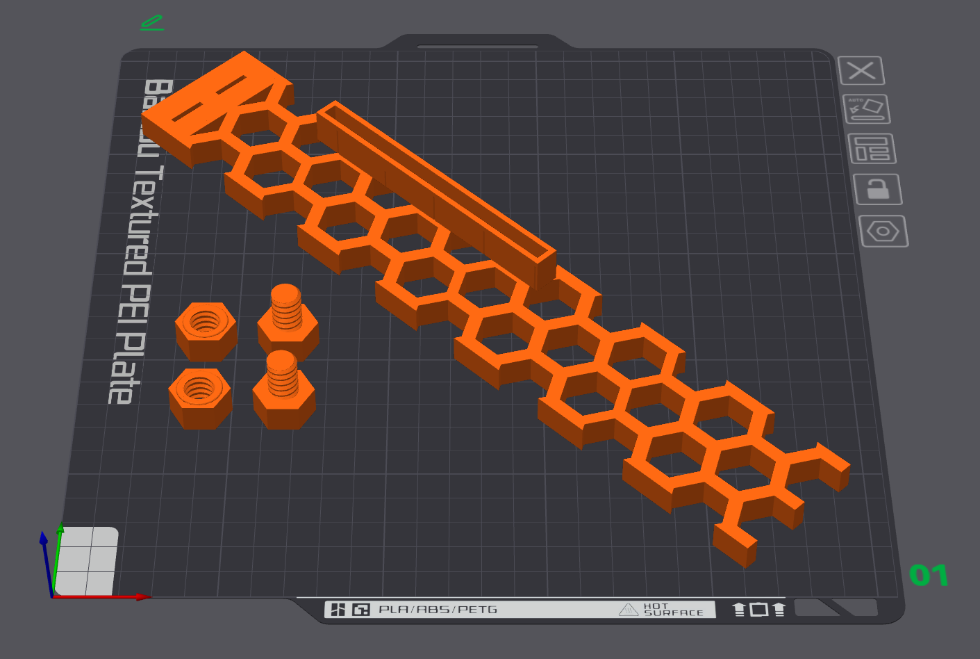 Nuts and Bolts GPU Stand by 3B_Real | Download free STL model ...