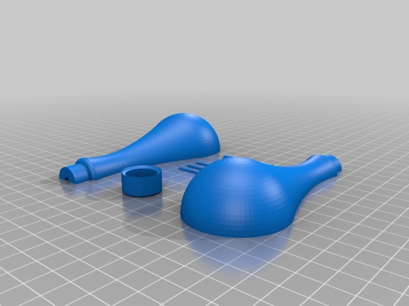 Chisel/ File Handle - Bulb-Style End by artsef | Download free STL ...