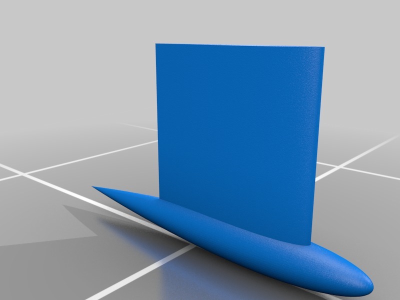 Parametric Keel / Foil (NACA) by Rafael Estevam | Download free STL ...