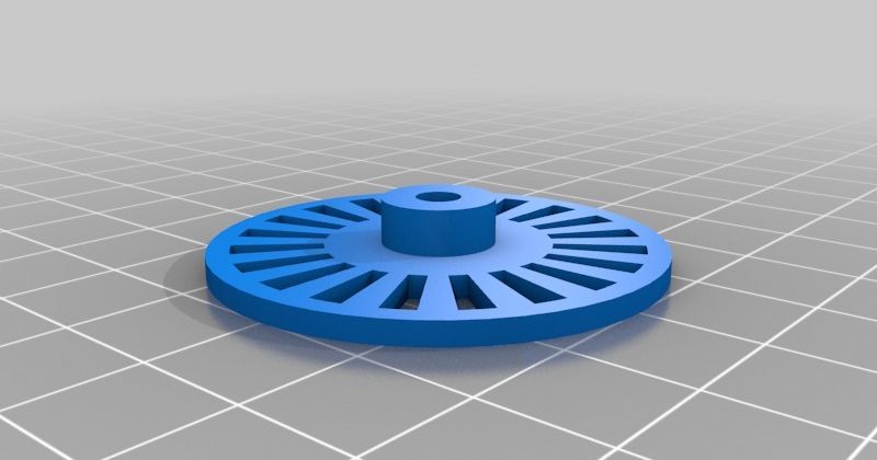 Parametric Encoder Wheel - Public Domain by Rafael Estevam | Download ...