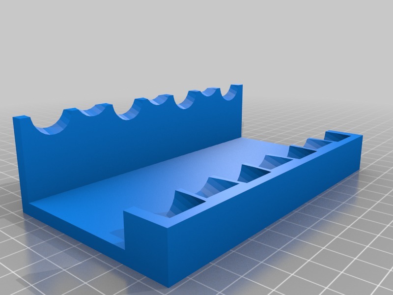 Customizable Horizontal Test Tube Holder by Rafael Estevam | Download ...