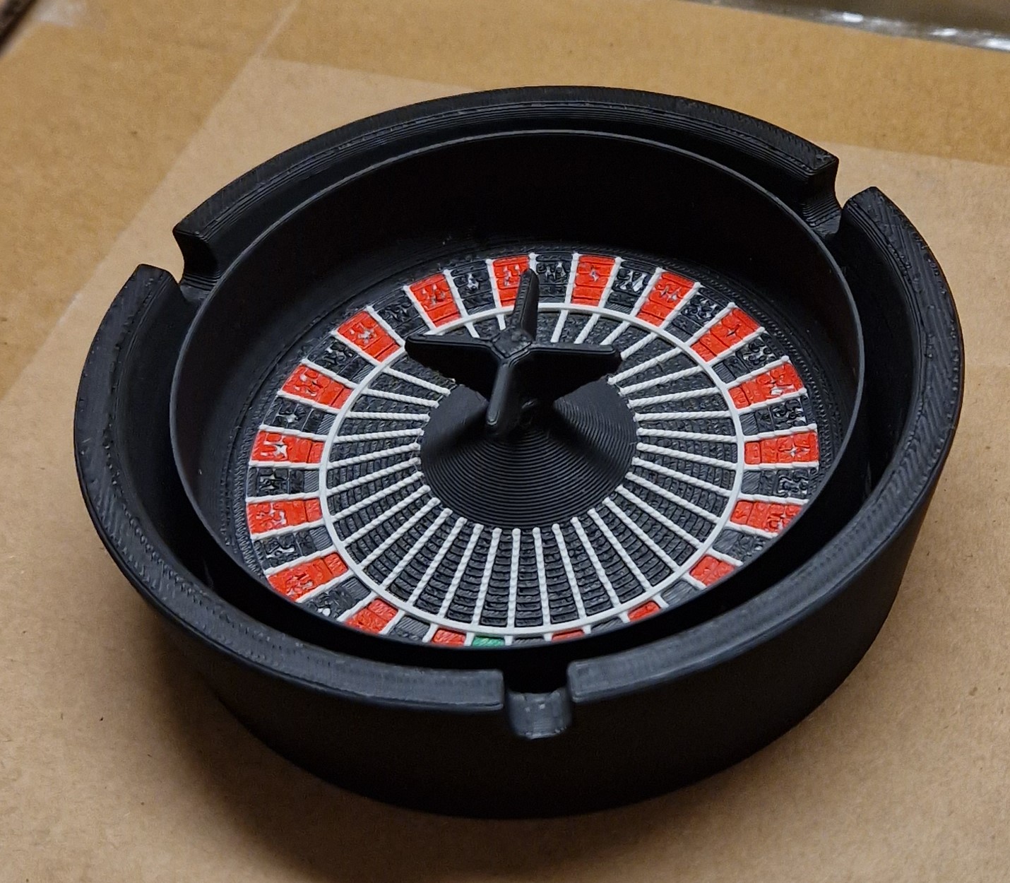 spinning roulette ashtray by 3D-BL | Download free STL model ...