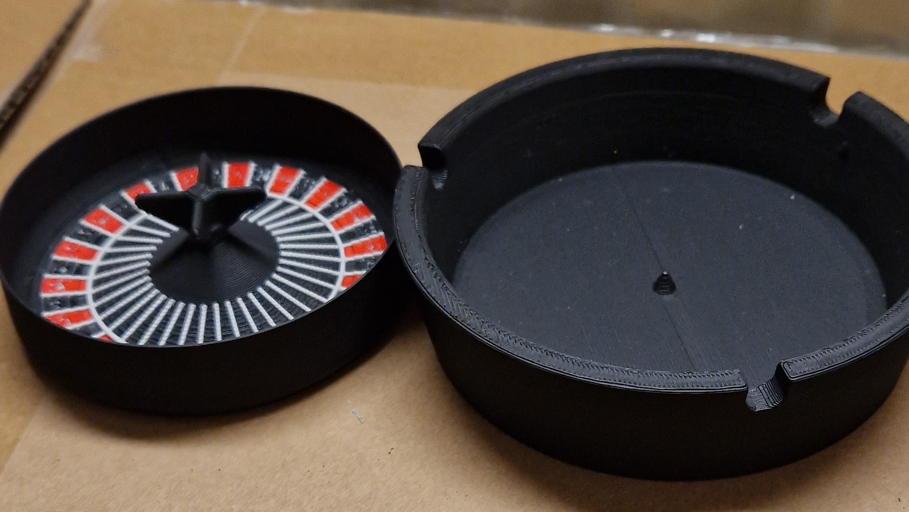 spinning roulette ashtray by 3D-BL | Download free STL model ...