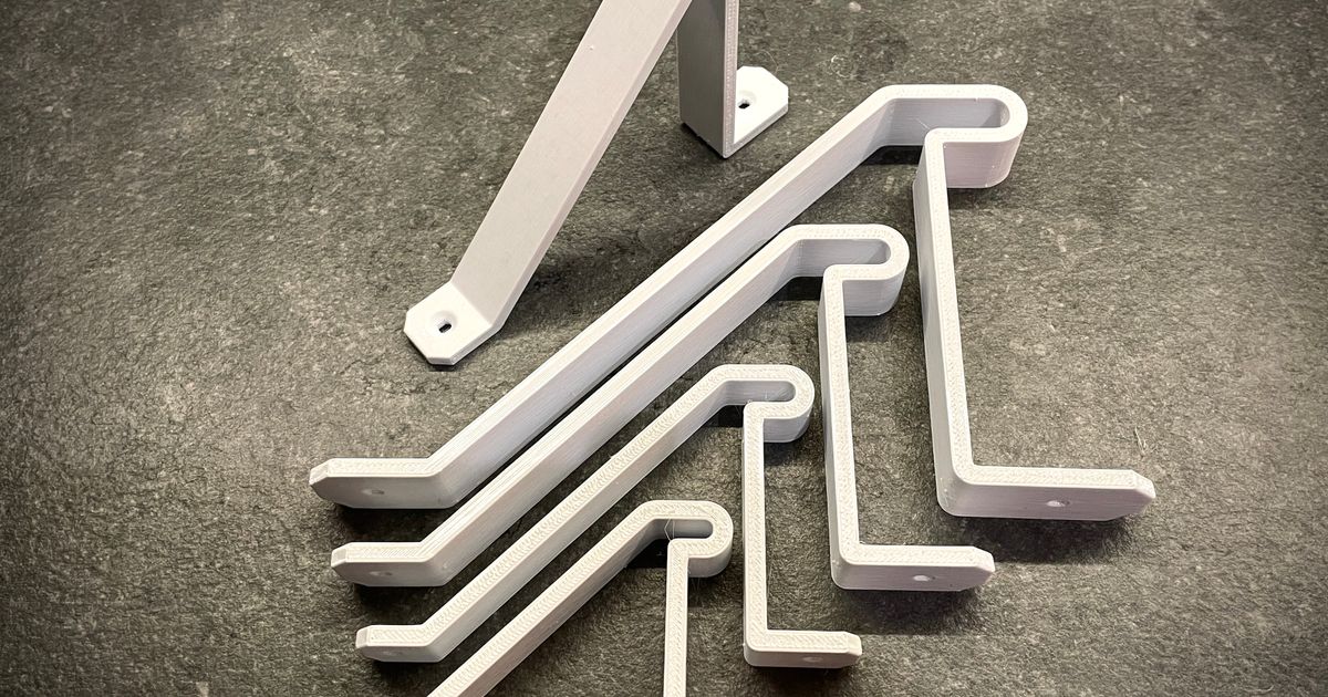 Aluminium ladder heavy duty hook parametric by RobSmo | Download free ...