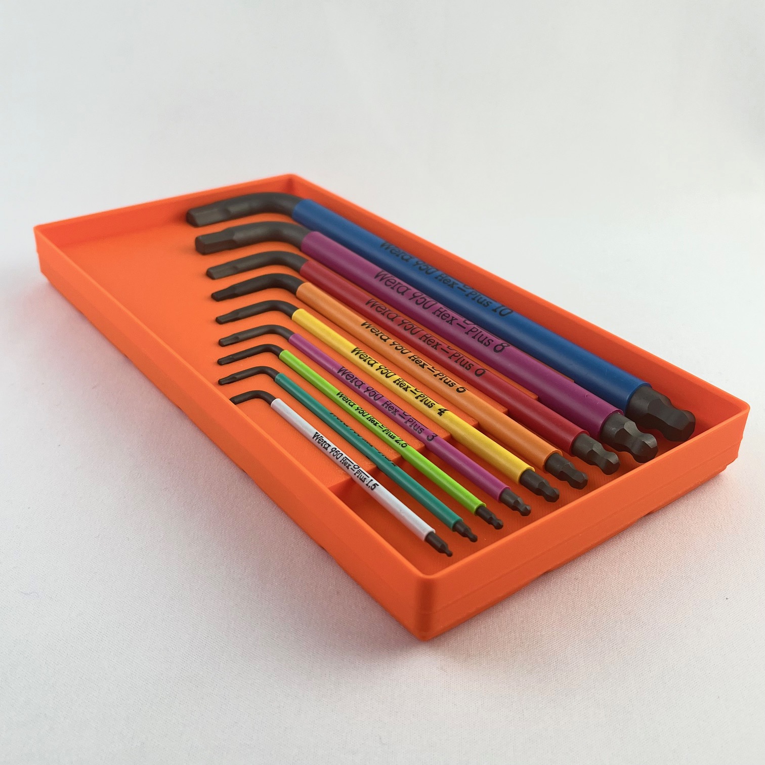 Gridfinity Wera Hex Organiser by nickd | Download free STL model ...
