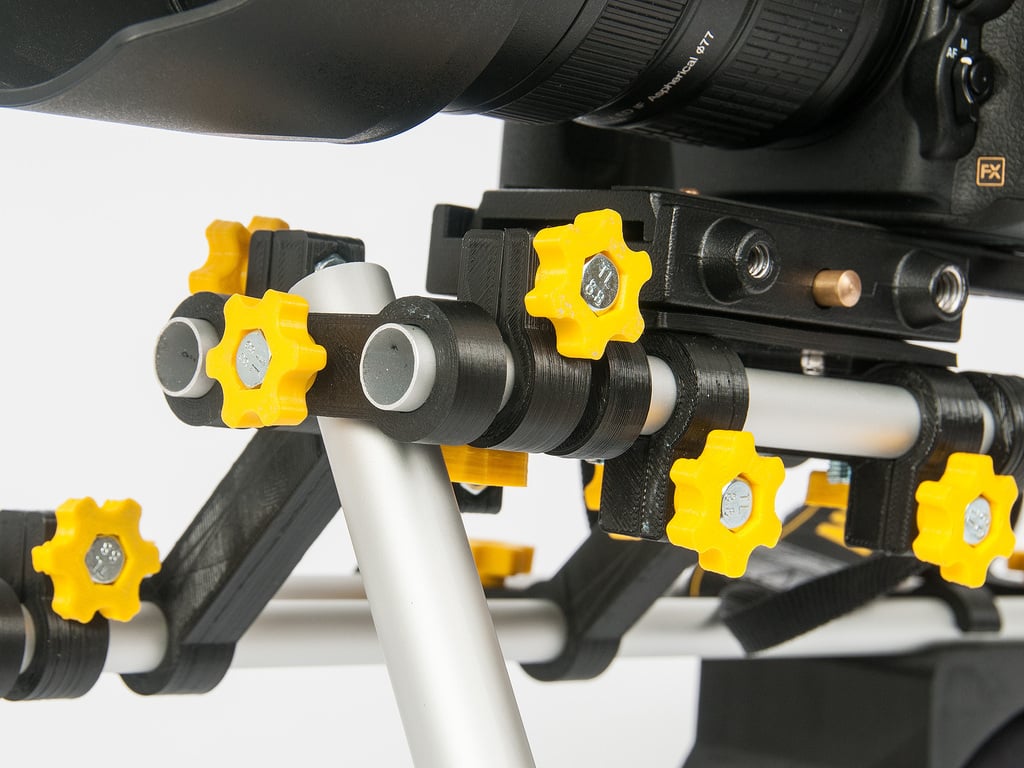 DSLR Shoulder Rig by flummer | Download free STL model | Printables.com