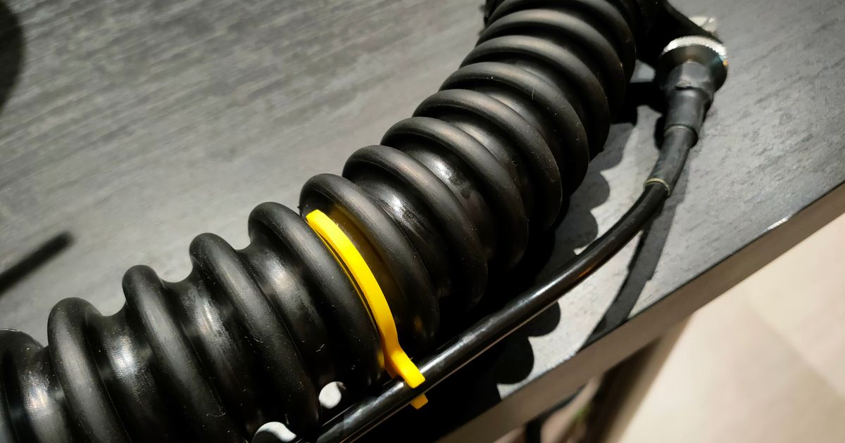 ISC HUD Cable loop holder by PierreStaub | Download free STL model ...