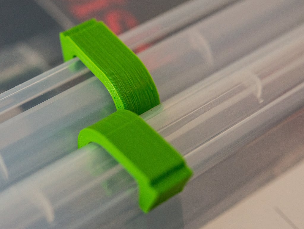 Lid clips for the smaller IKEA SAMLA storage boxes by flummer ...