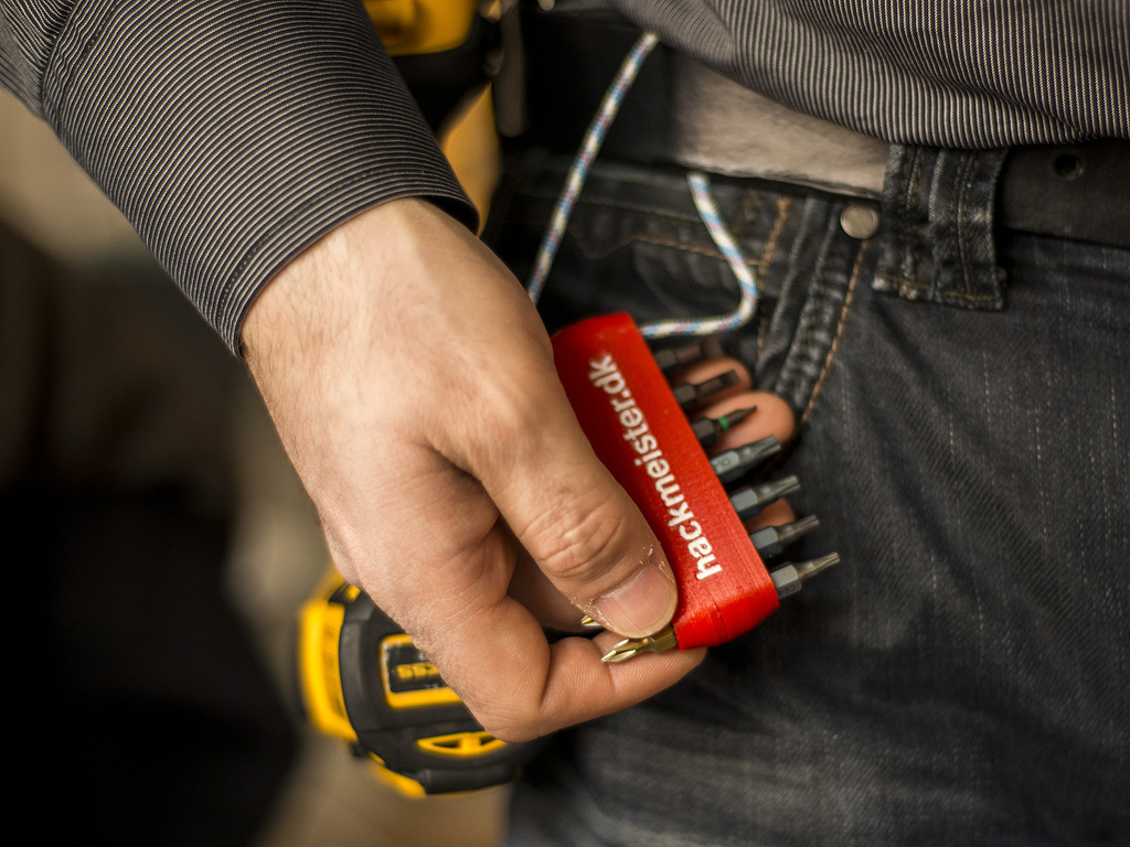 Configurable C6 Screwdriver Hex Bit Holder By Flummer Download Free Stl Model