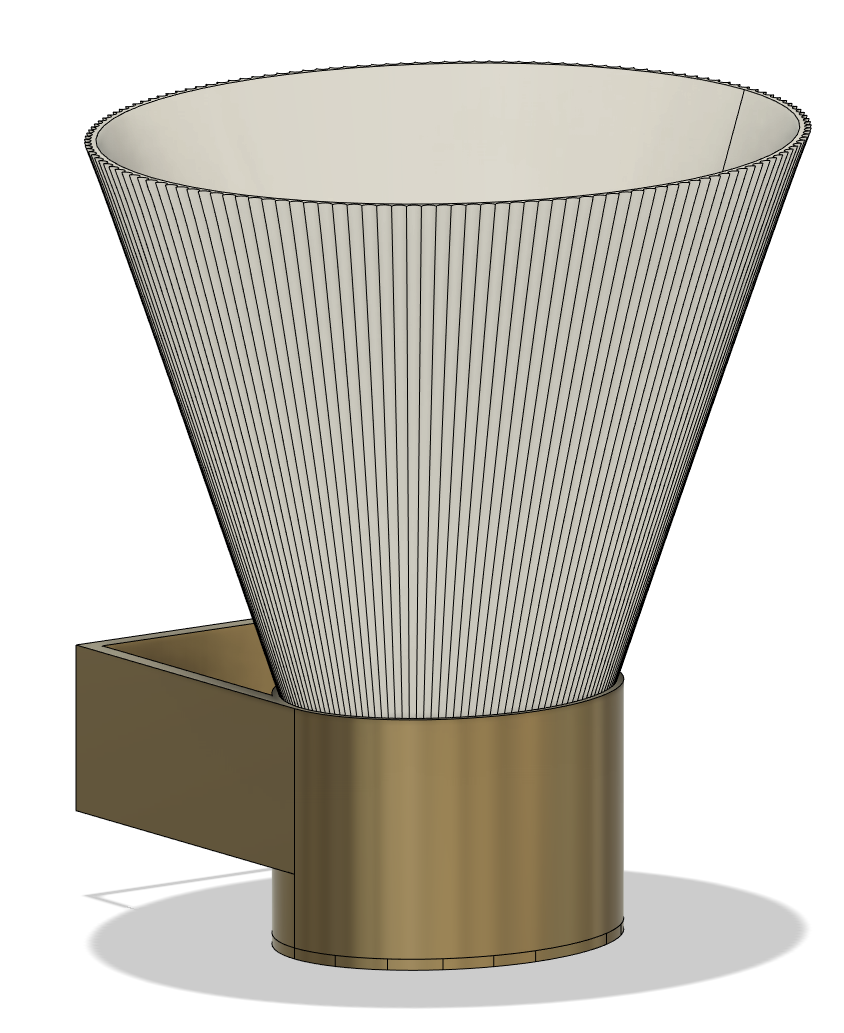 Stylish Wall Lamp by Jirka | Download free STL model | Printables.com