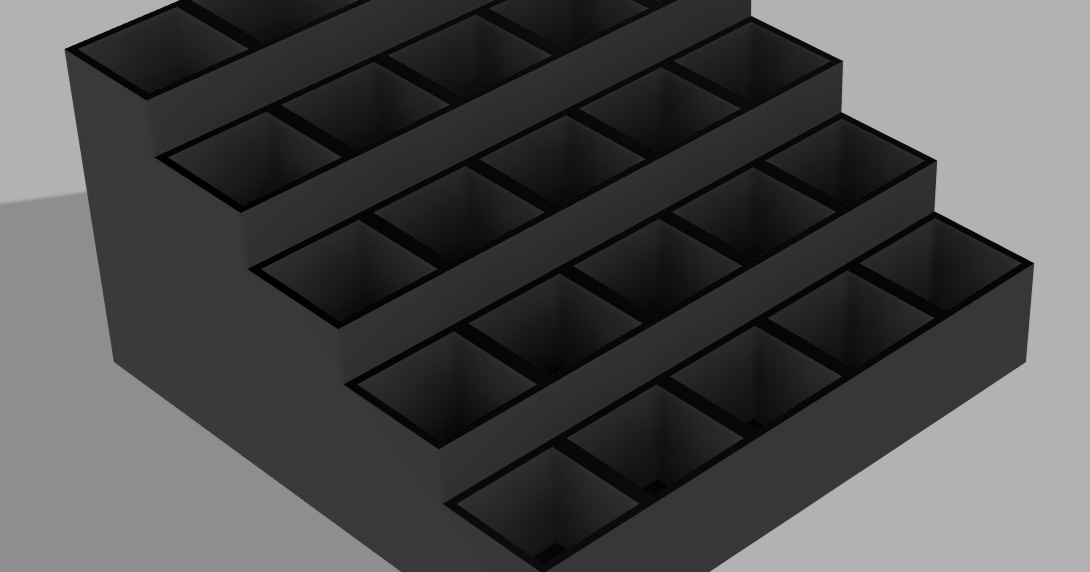 Paint Rack For Vallejo Paints by Newman Designs | Download free STL ...