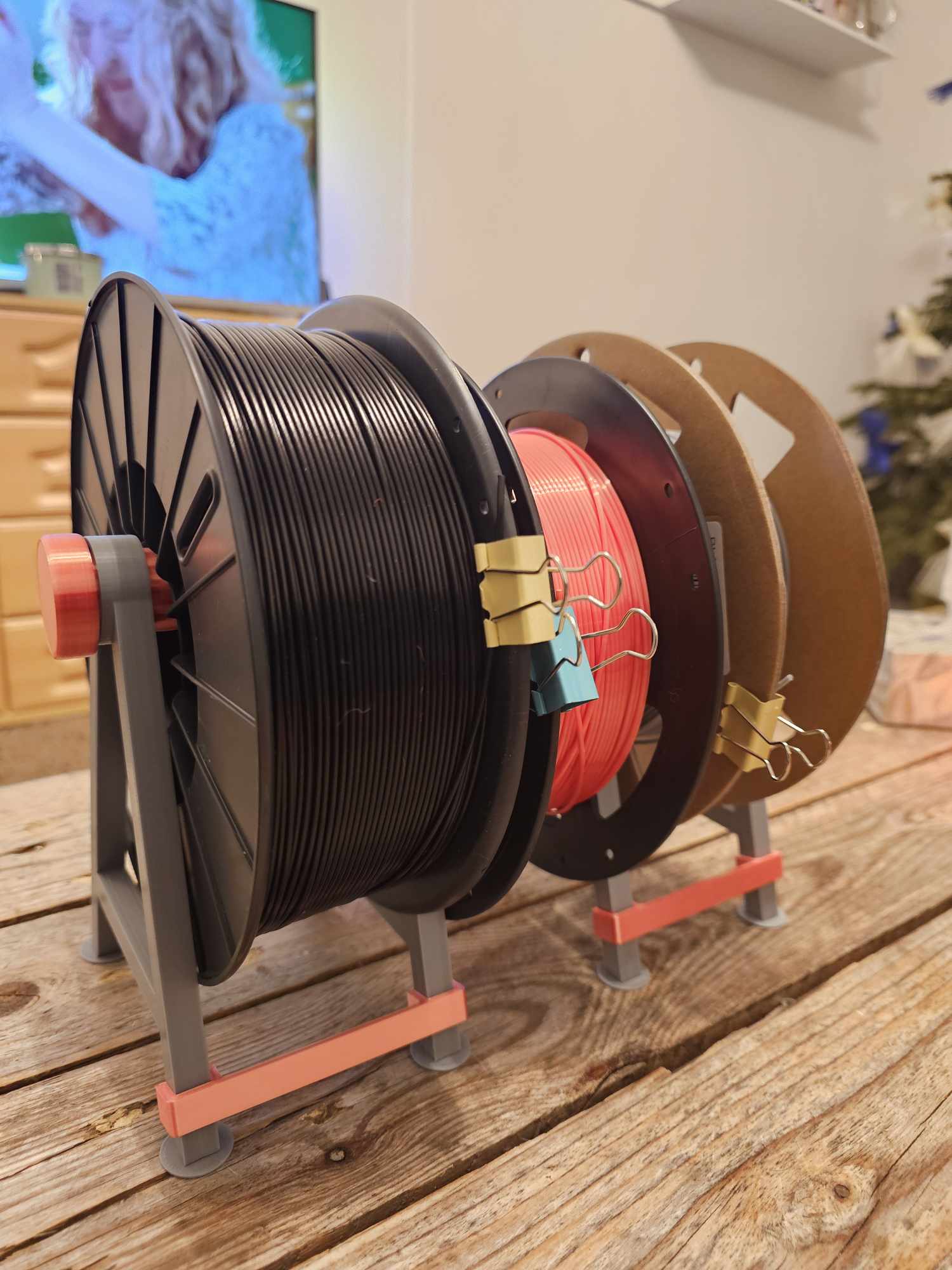 Filament spool holder by Jirka Soukup | Download free STL model | Printables.com