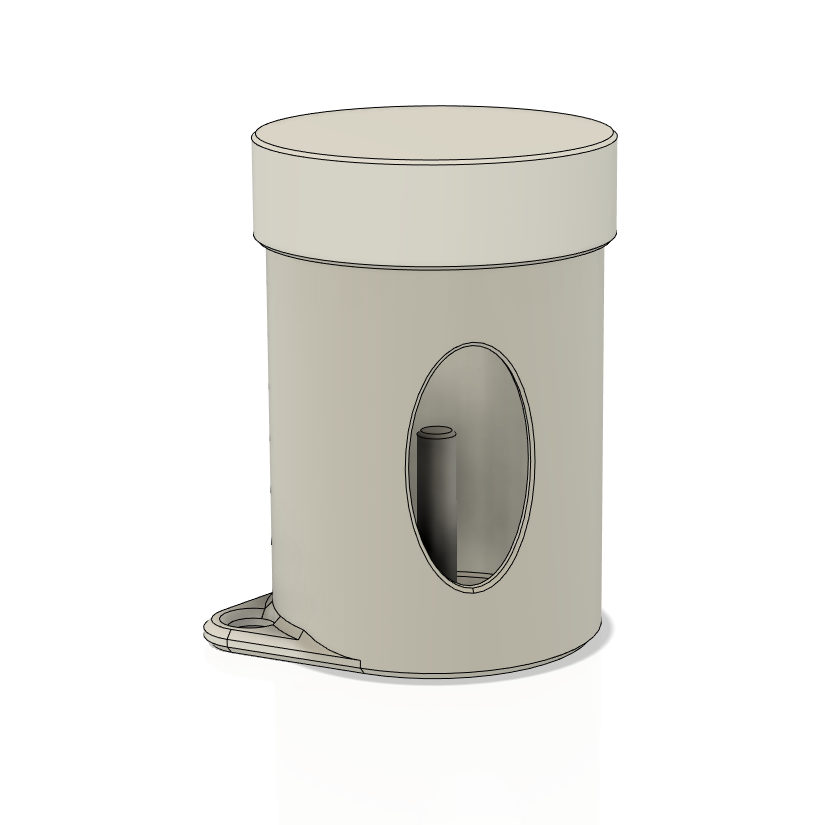 Screw-top Dog Poop Bag Roll Holder by gsboylan | Download free STL ...