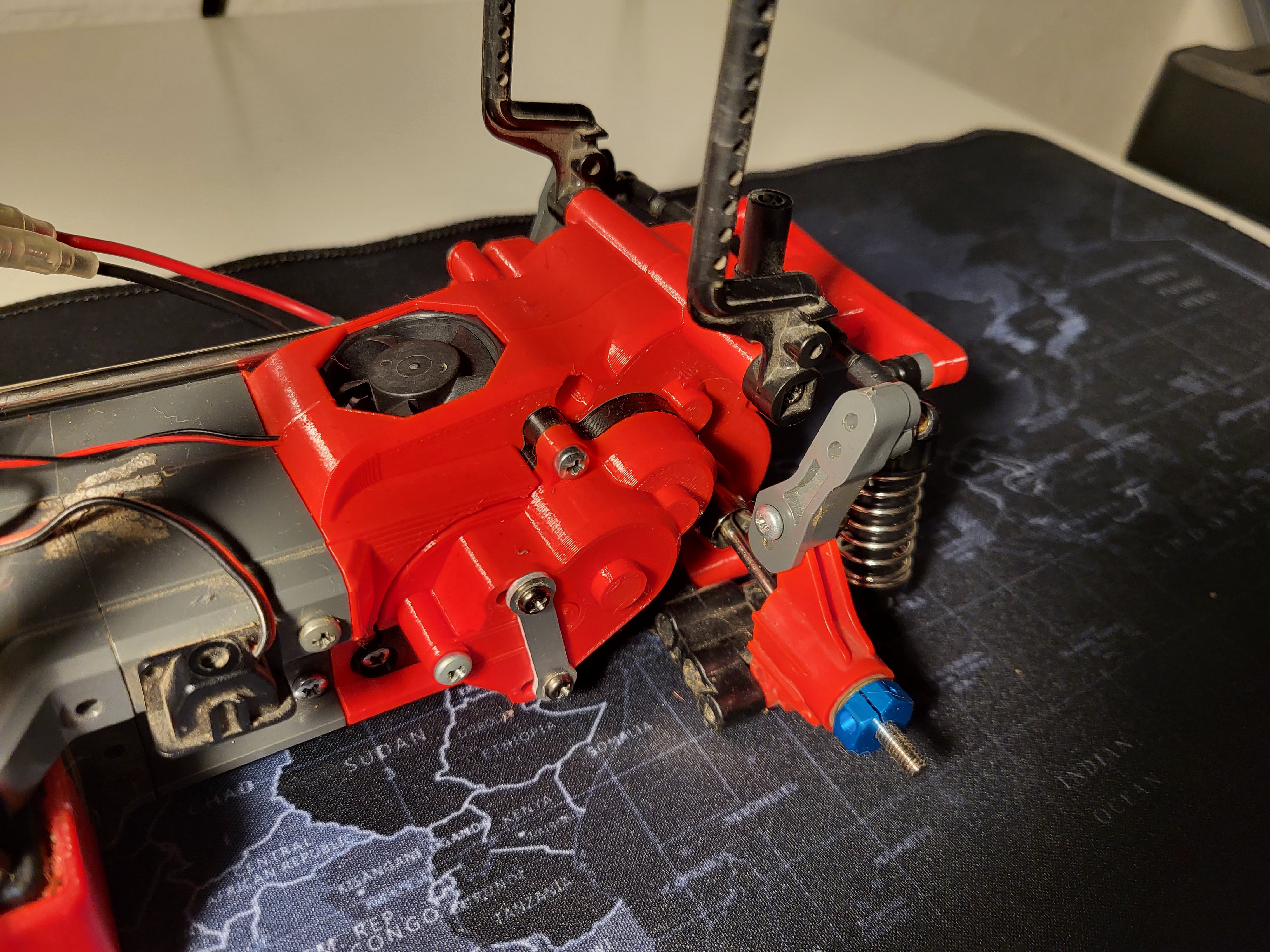 V2 Mid motor conversion for Tamiya MF-01X by HonzaP | Download free STL ...